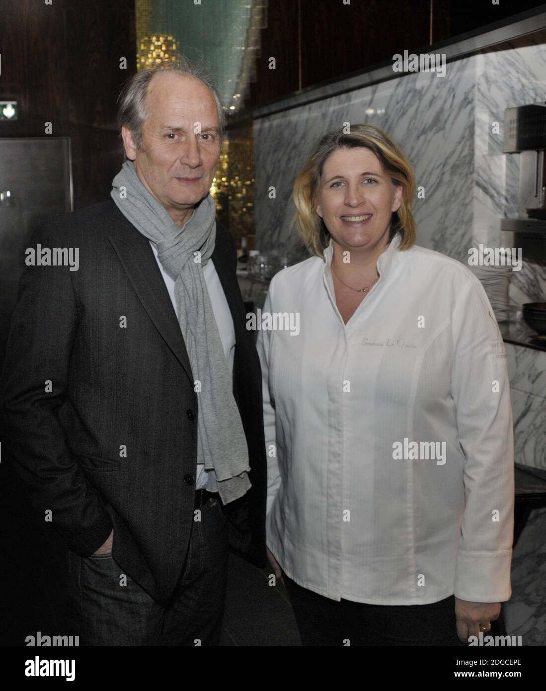 EXCLUSIVE. Stephanie Le Quellec, chef du Prince de Galles pose avec ...