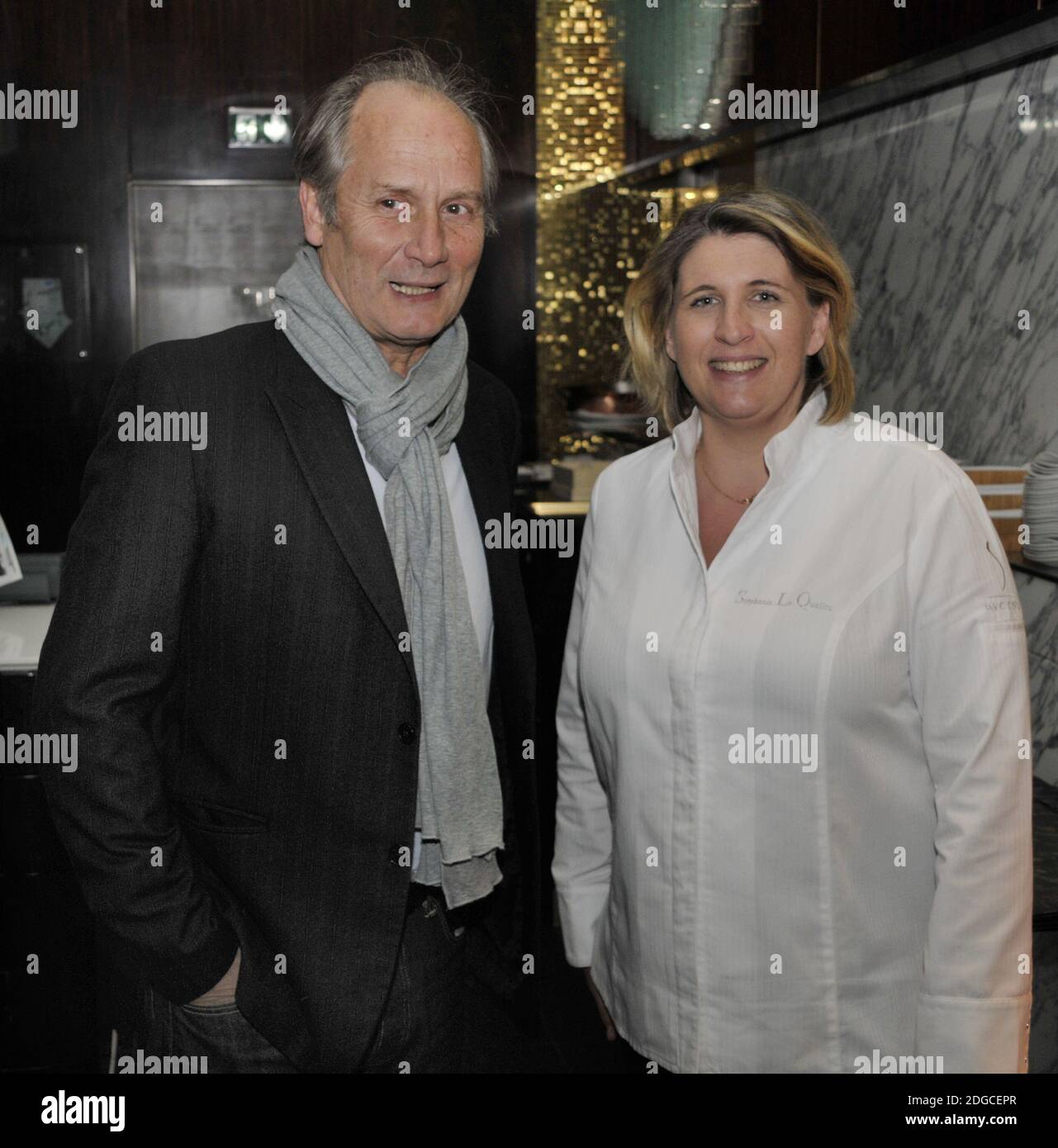 EXCLUSIVE. Stephanie Le Quellec, chef du Prince de Galles pose avec ...