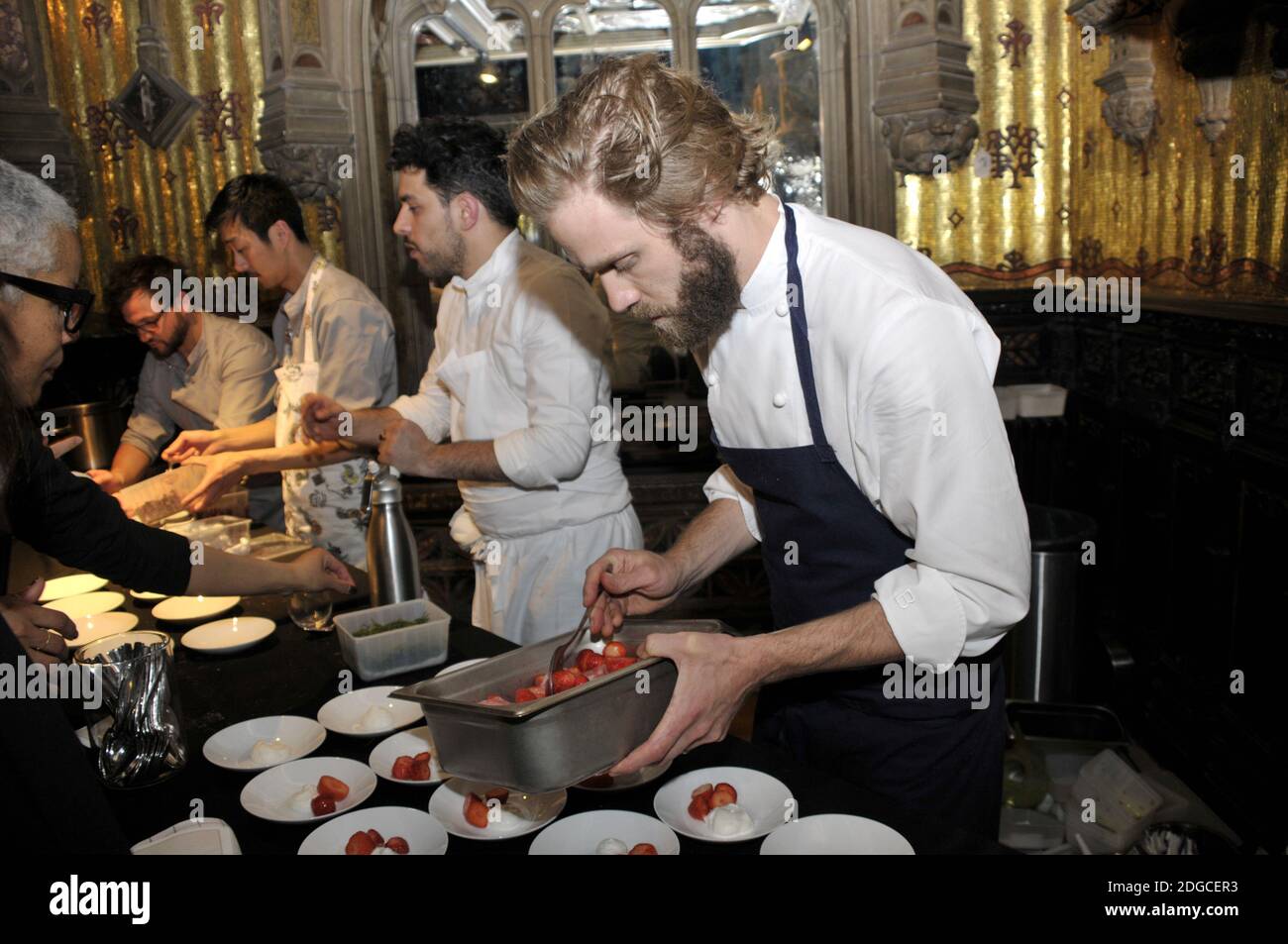 EXCLUSIVE. Chefs Sven Chartier (Saturne), Simone Tondo (Tondo) et ...