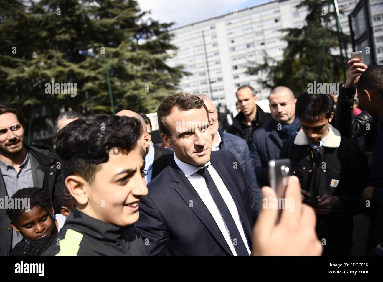 French presidential election candidate for the En Marche! movement ...