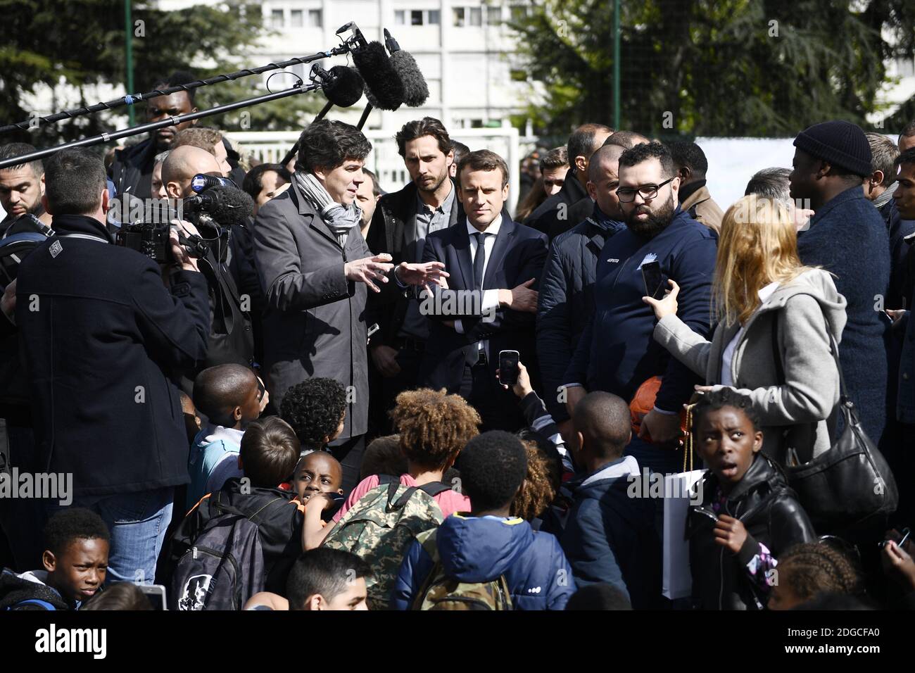 French presidential election candidate for the En Marche! movement ...