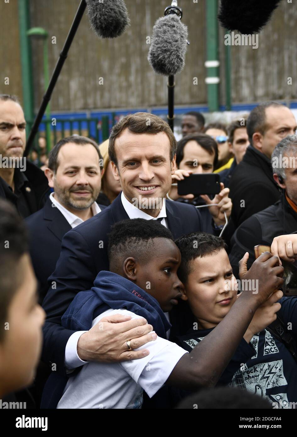 French presidential election candidate for the En Marche! movement ...