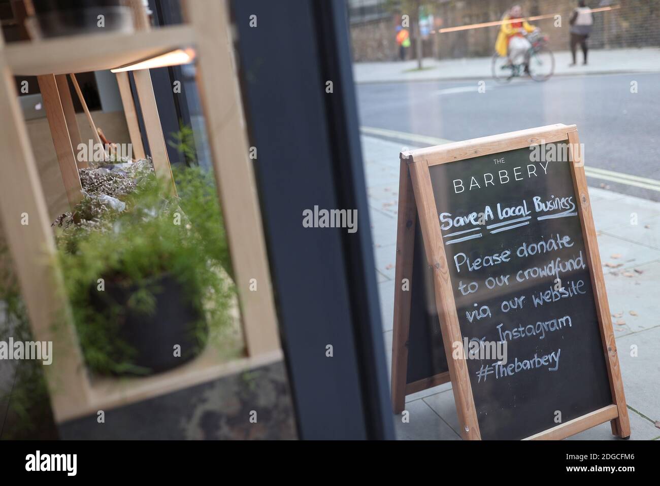 Barber shop open sign hi-res stock photography and images - Alamy
