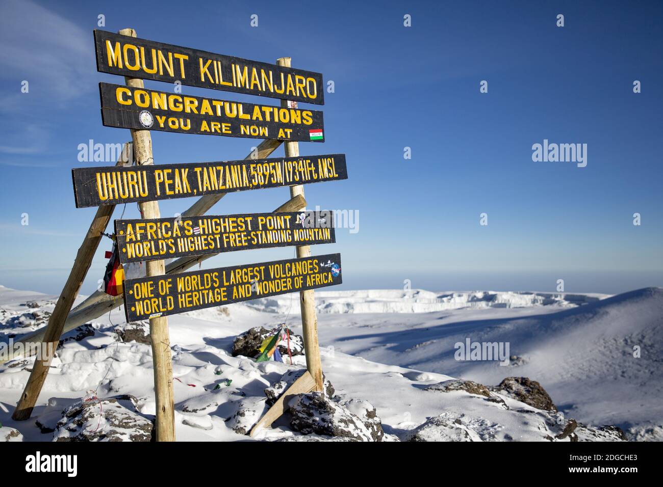 Kilimanjaro sign hi-res stock photography and images - Alamy