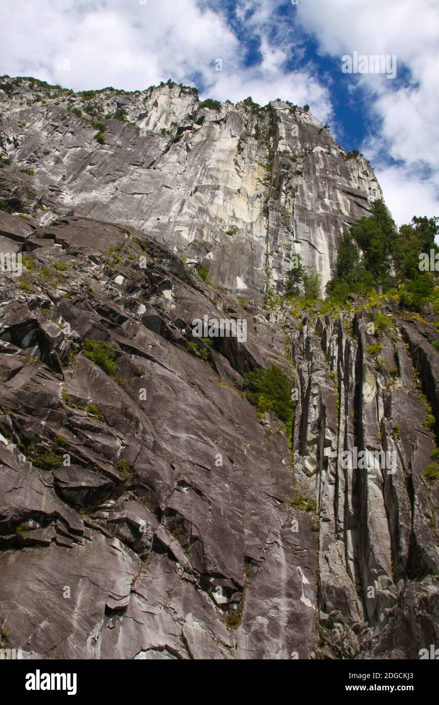 High rock face Stock Photo - Alamy