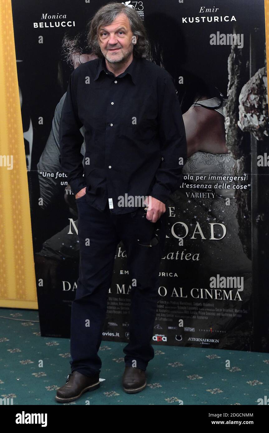 Serbian director Emir Kusturica attends the photocall of the film ‘On ...