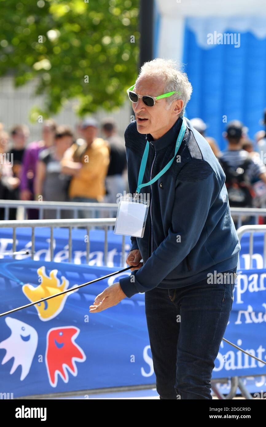 Christian Jean-Pierre attends 3000 children in support of Paris 2024 at ...