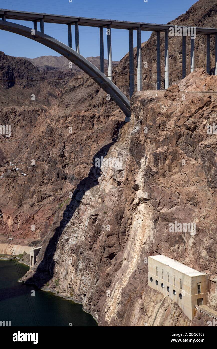 Hoover Dam Bridge Stock Photo - Alamy