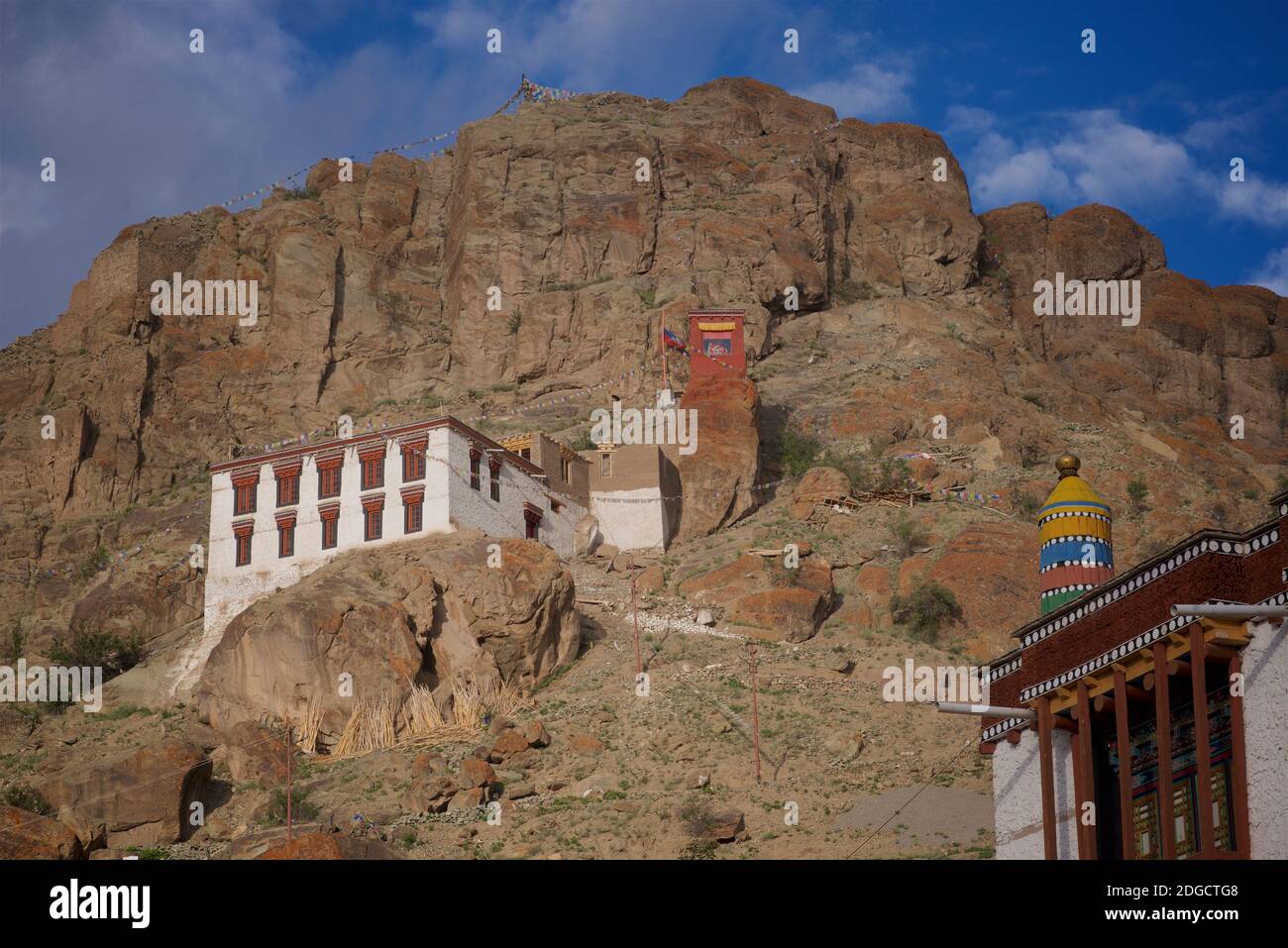 Architectural detail - Hemis monastery, Hemis, Ladakh, Jammu and ...