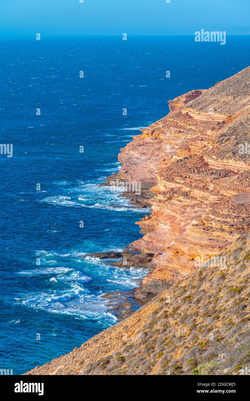 Cliff at Kalbarri national park in Australia Stock Photo - Alamy