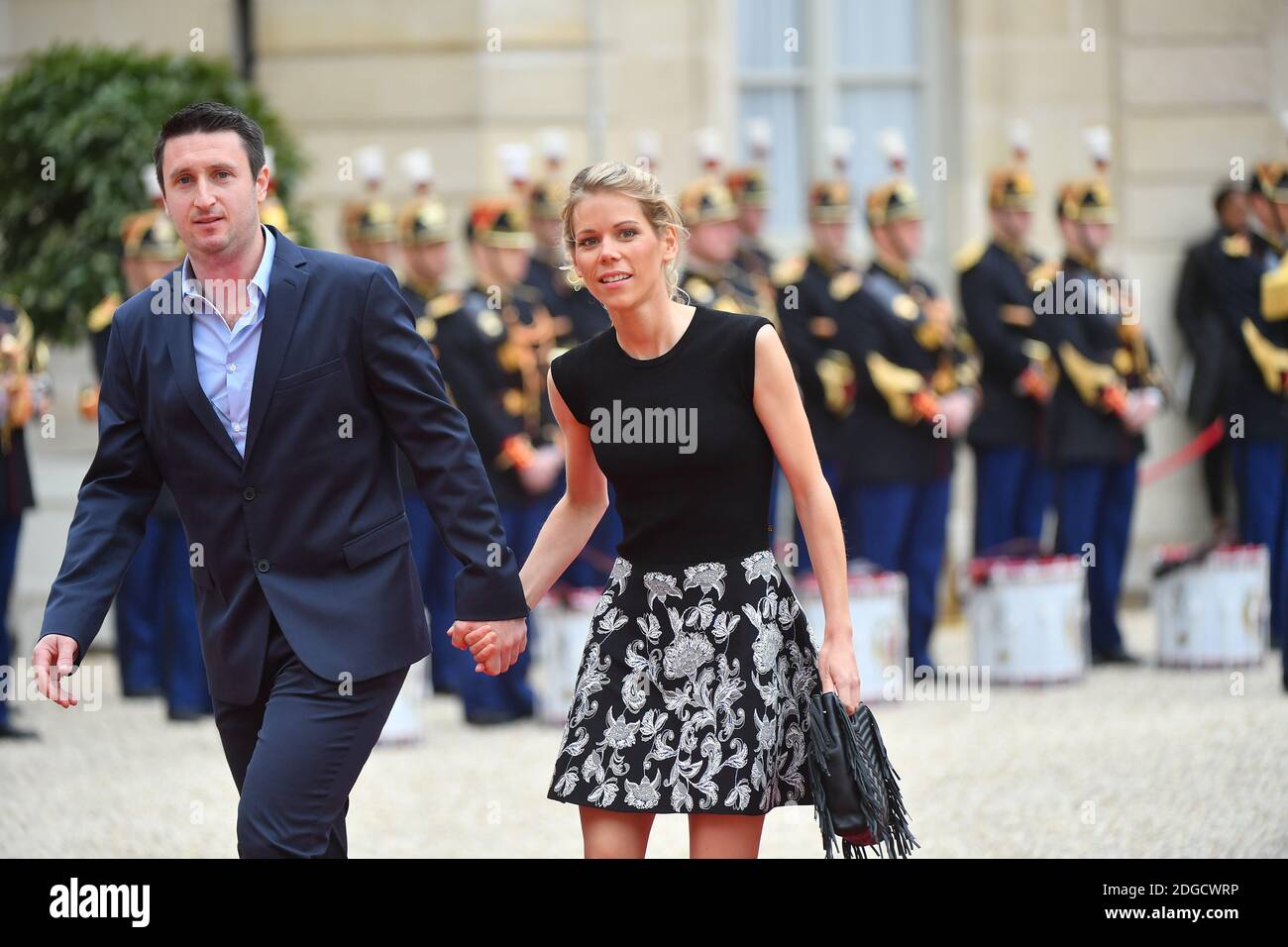 Tiphaine Auziere, daughter of Brigitte Macron and husband Antoine when ...