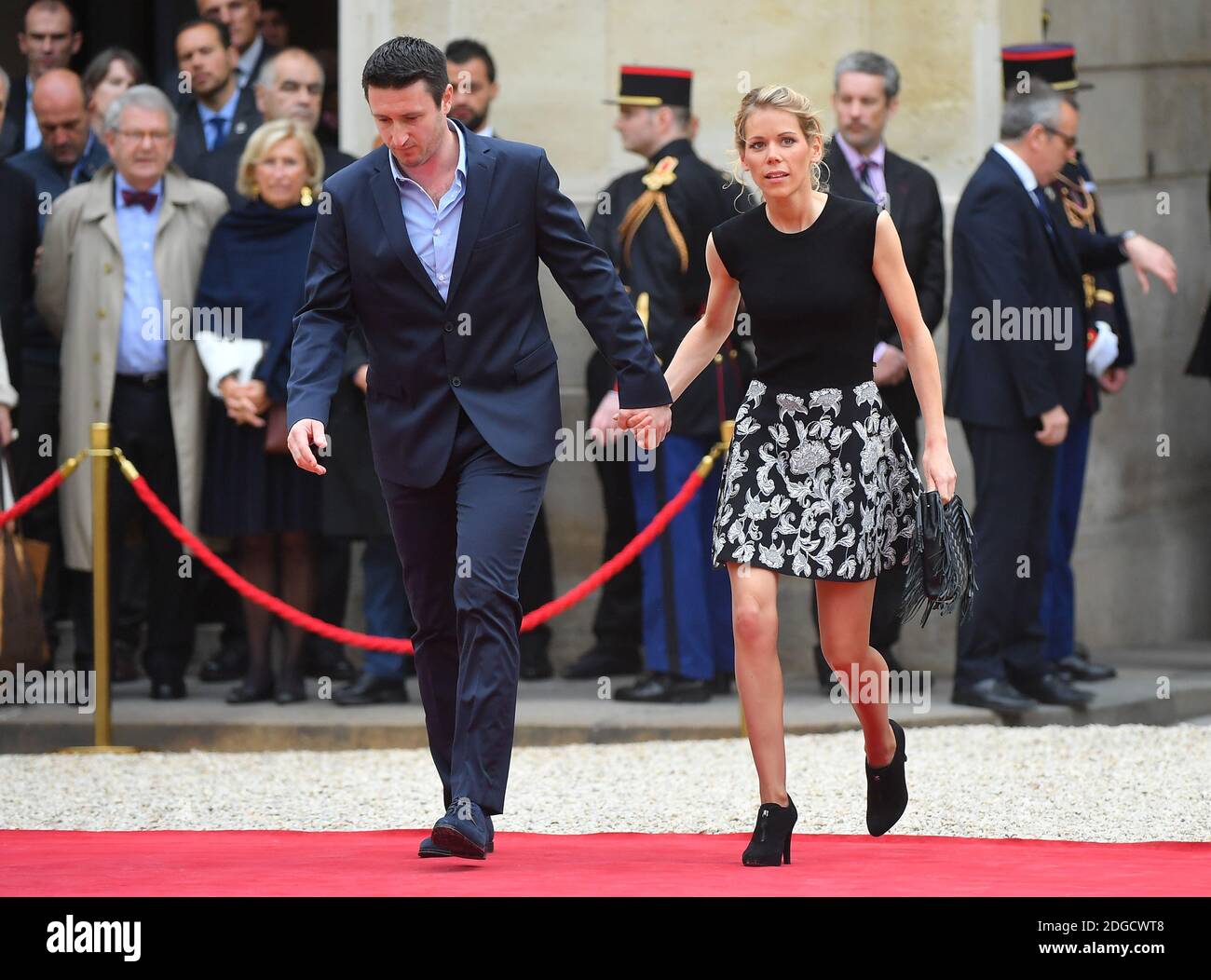 Tiphaine Auziere, daughter of Brigitte Macron and husband Antoine when ...