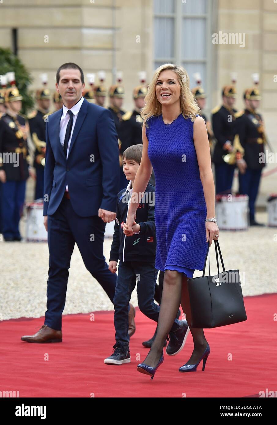 Laurence Auziere Jourdan, her husband Guillaume Jourdan and their ...