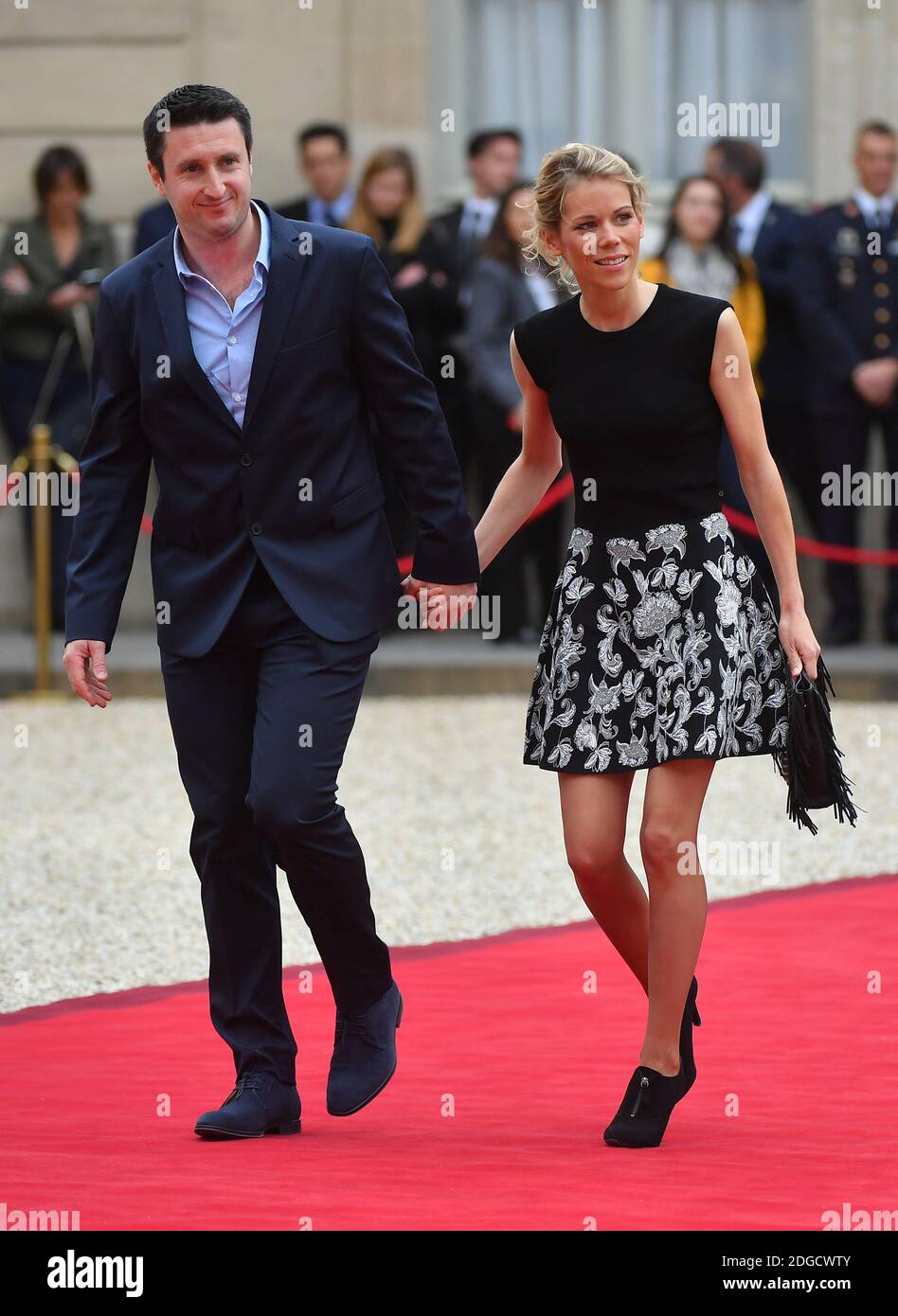 Tiphaine Auziere, daughter of Brigitte Macron and husband Antoine when ...