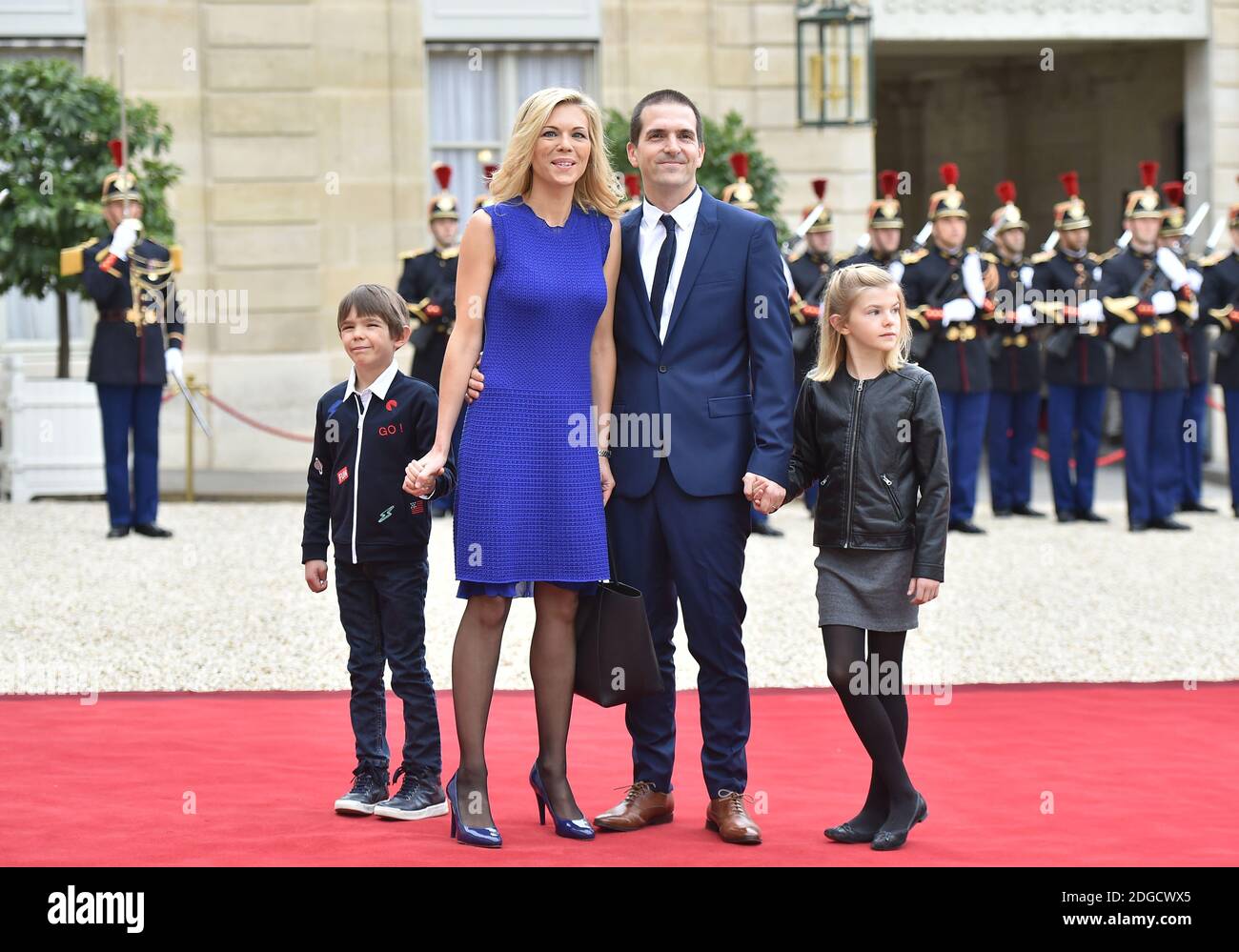 Laurence Auziere Jourdan, her husband Guillaume Jourdan and their ...