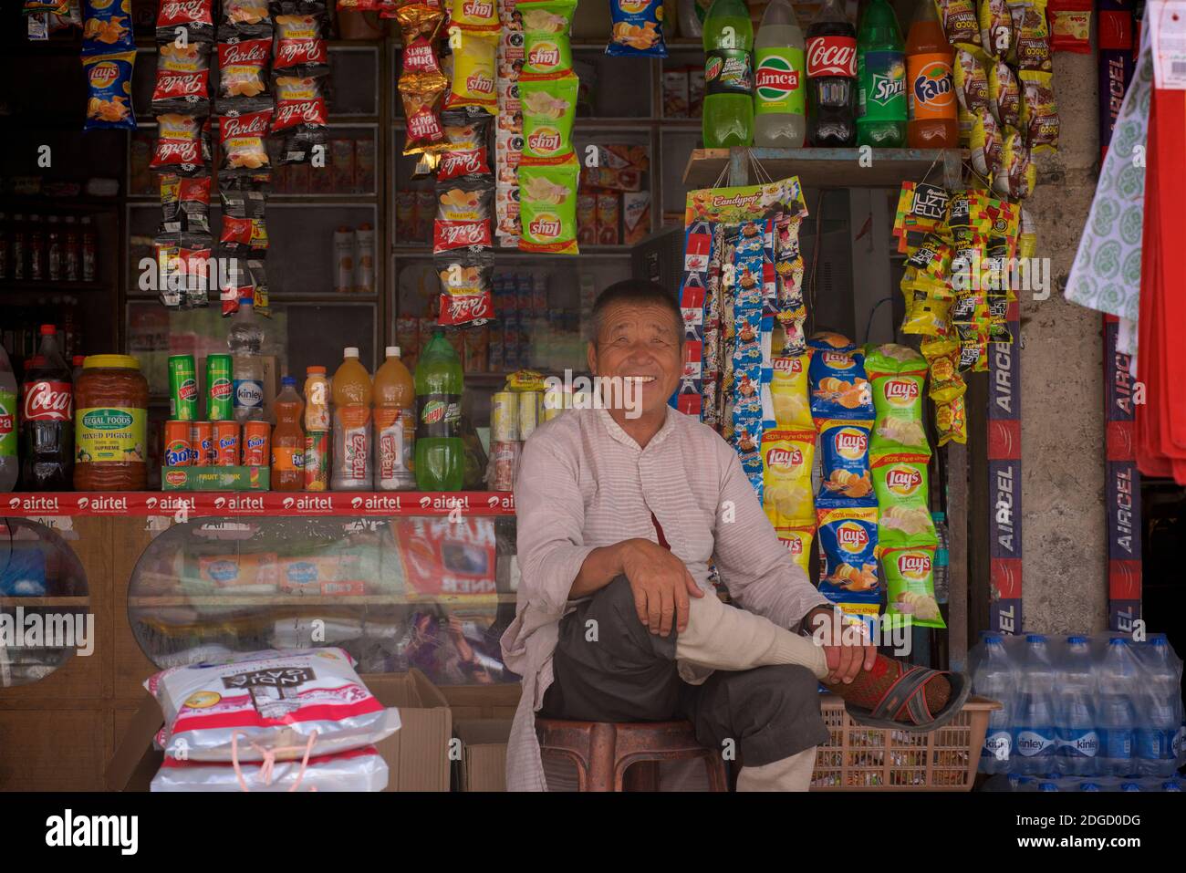 Indian shopkeeper hi-res stock photography and images - Alamy