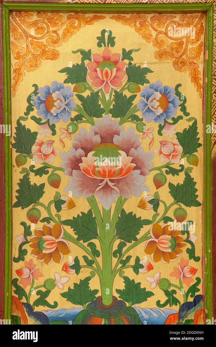 Indian Lotus Flower Art