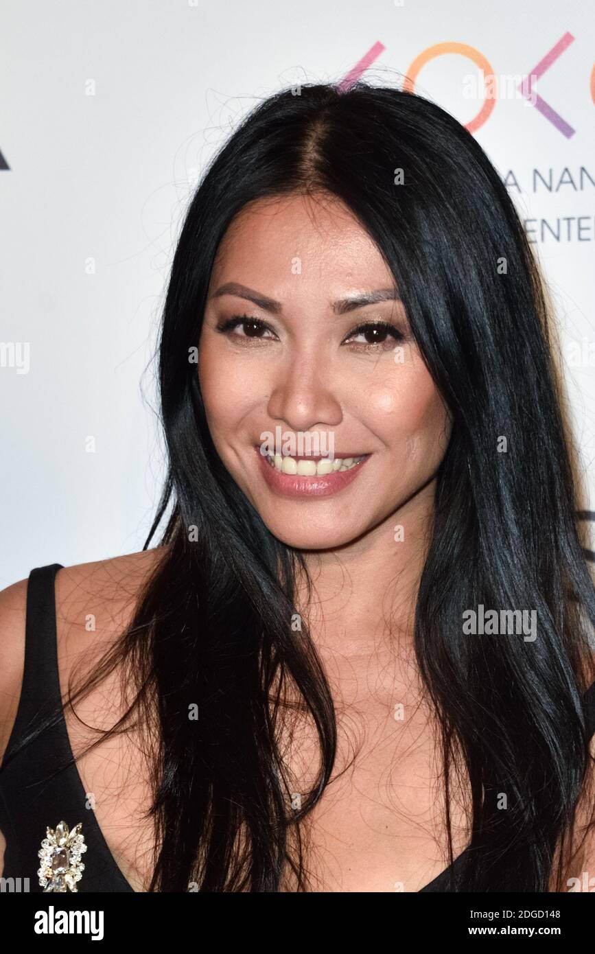 Anggun attending the Global Gift, the Eva Foundation Gala : Photocall ...