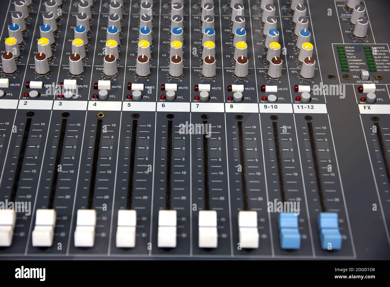 Sound control board operator hi-res stock photography and images - Alamy