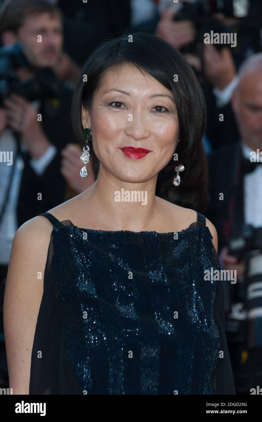 Fleur Pellerin arriving on the red carpet of Les Fantomes d Ismael ...