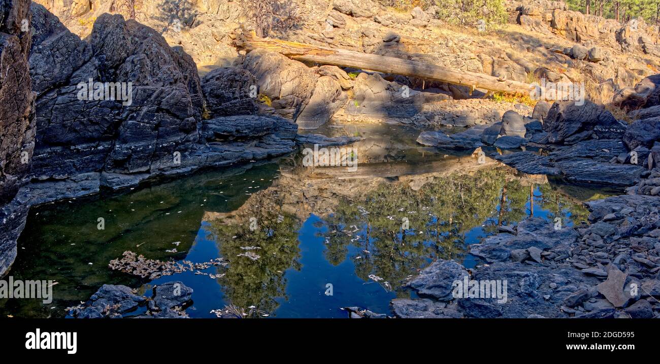 One of several natural ponds near Sycamore Falls known as the Pomeroy ...