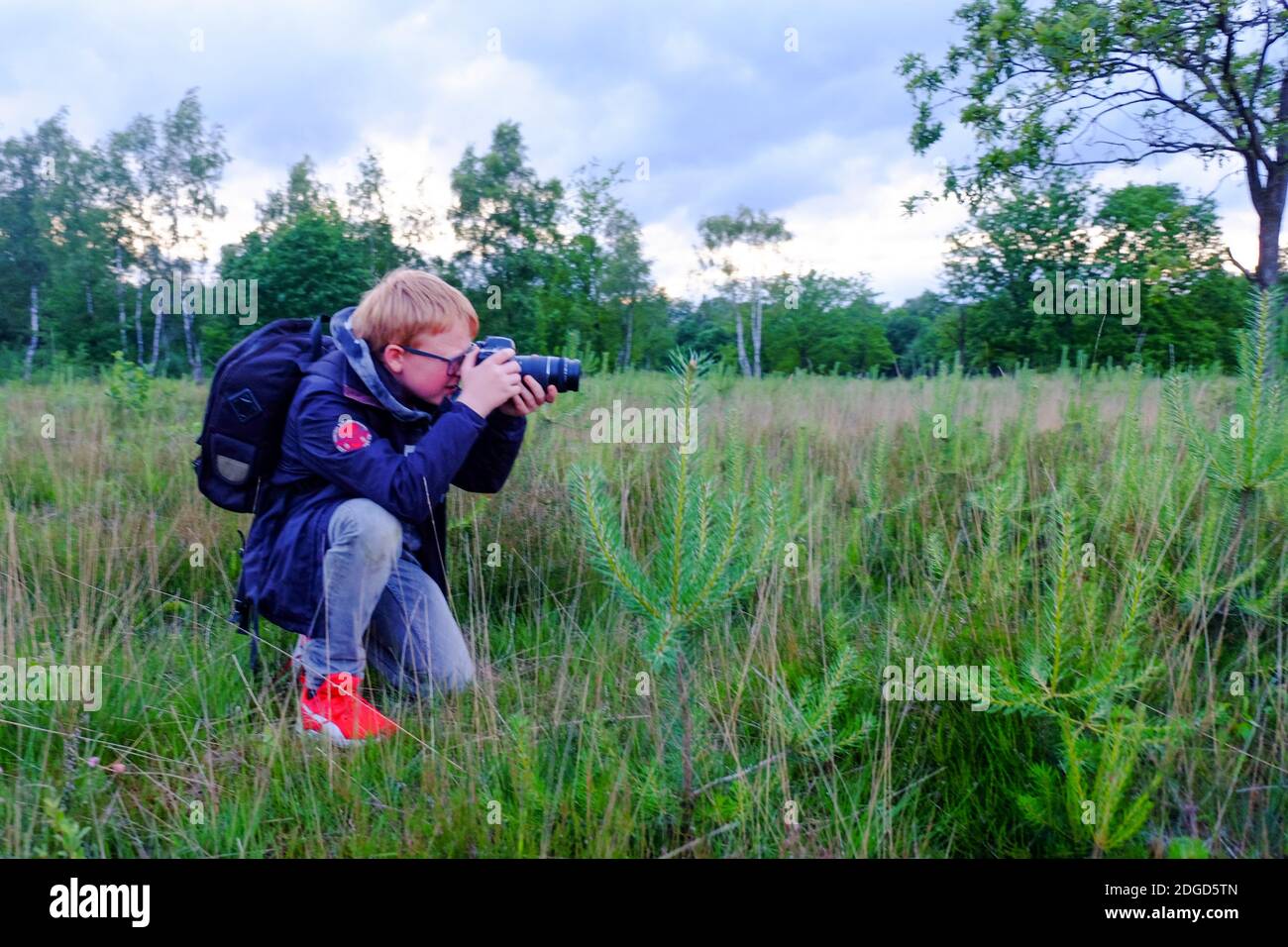 Young Photographer Taking Photographs Stock Photo - Alamy
