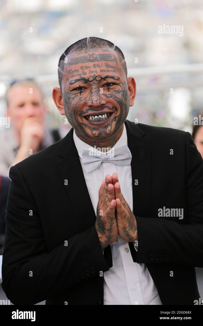 Panya Yimumphai posing at the A Prayer Before Down photocall held at ...