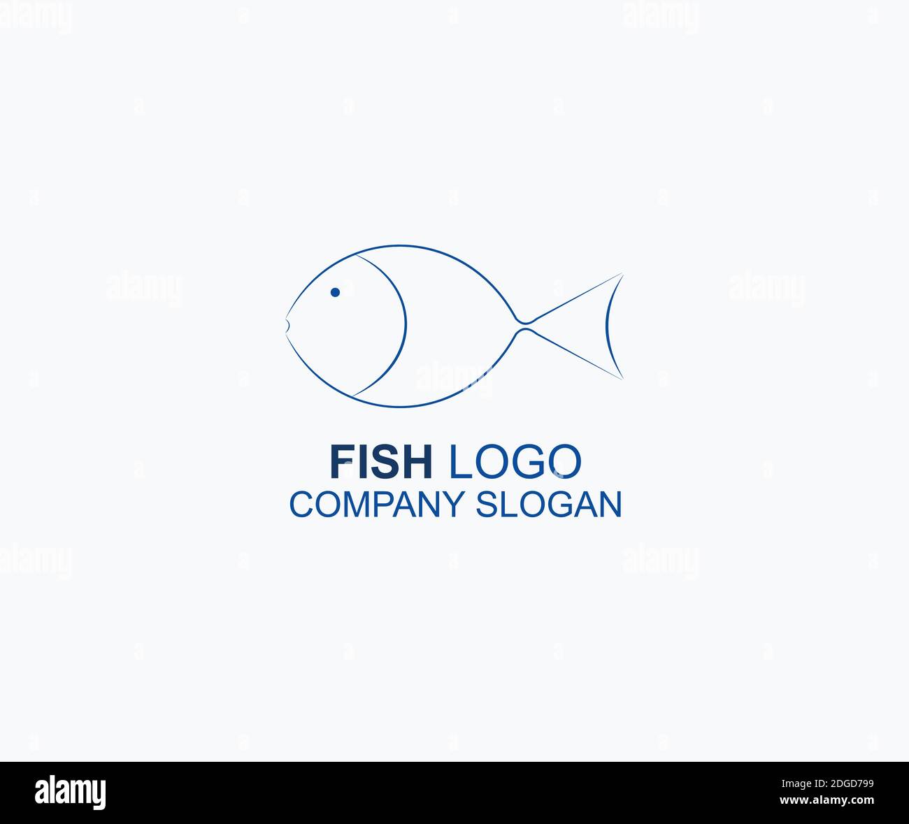 fish logo icon illustration design Stock Vector Image & Art - Alamy