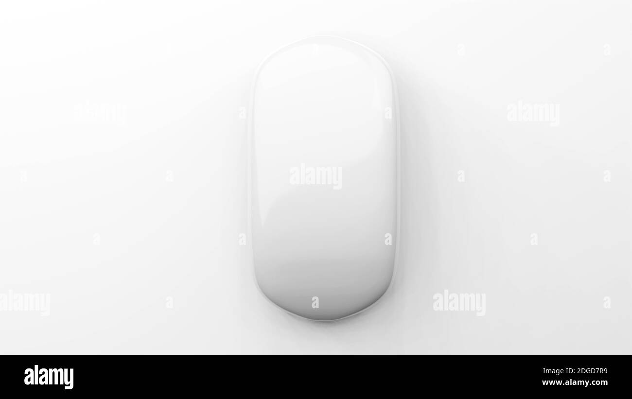 mouse wireless computer 3D render isolated Stock Photo - Alamy
