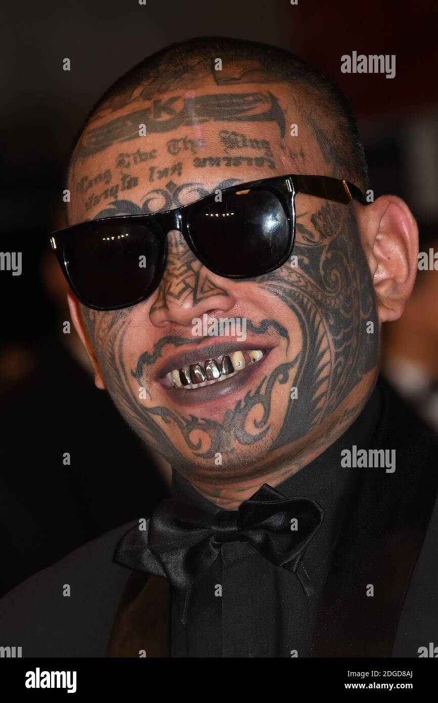 Panya Yimumphai arriving on the red carpet of 'A prayer before dawn ...