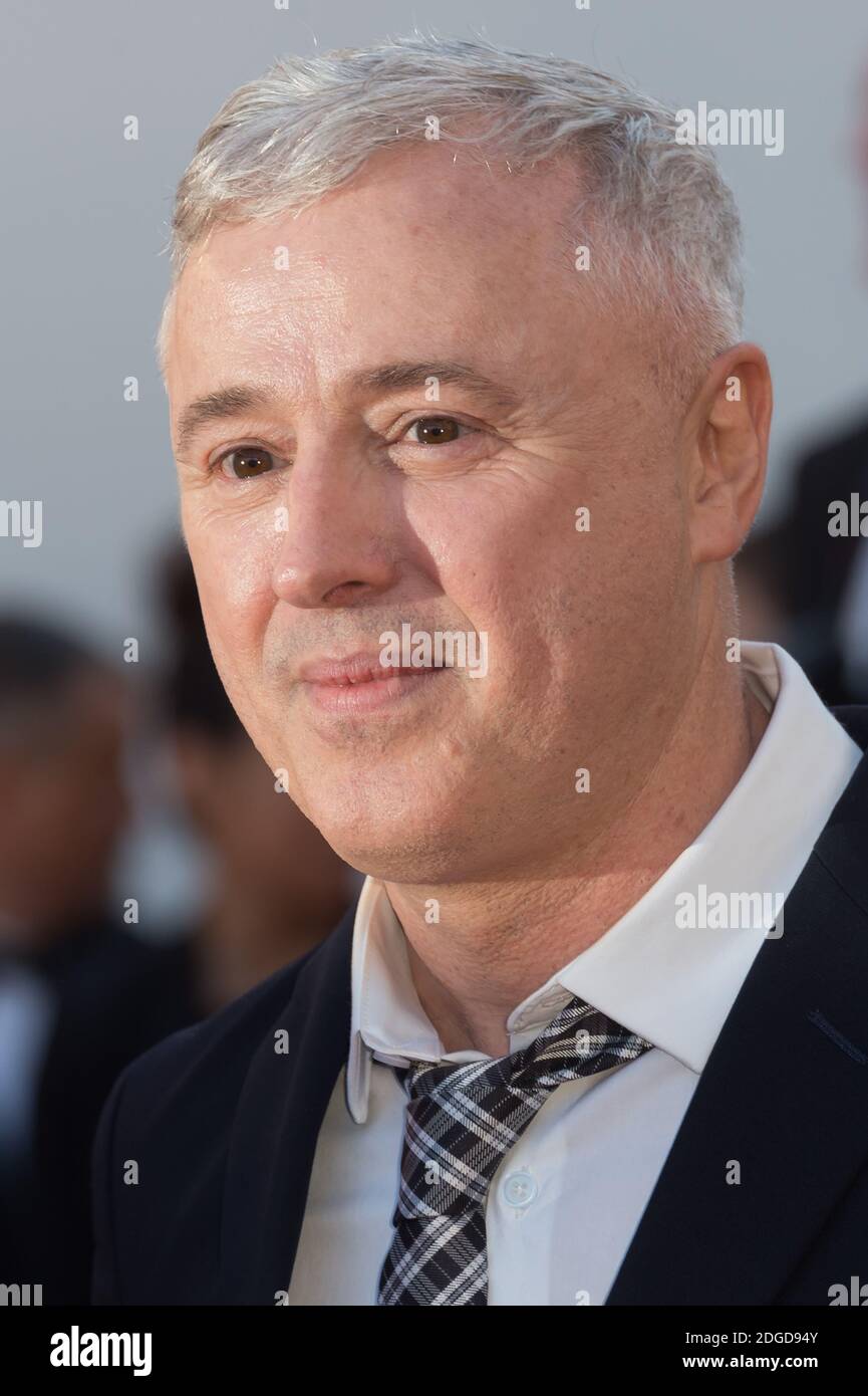 Director Robin Campillo arriving on the red carpet of '120 battements ...