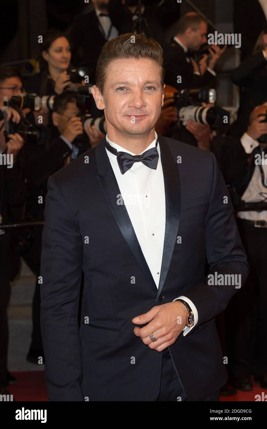 Jeremy Renner arriving on the red carpet of 'The square' screening held ...