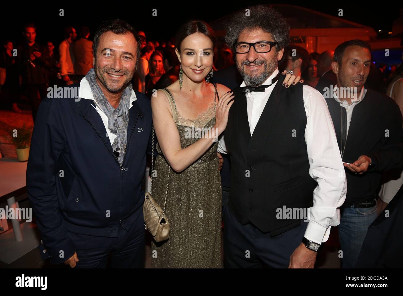 Bernard Montiel, Elsa Zylberstein and Radu Mihaileanu attending the ...
