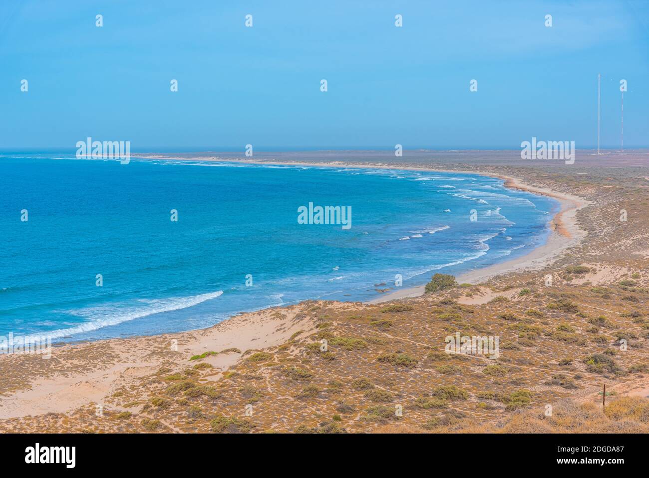 Aerial view of Dunes beach near Exmouth, Australia Stock Photo - Alamy