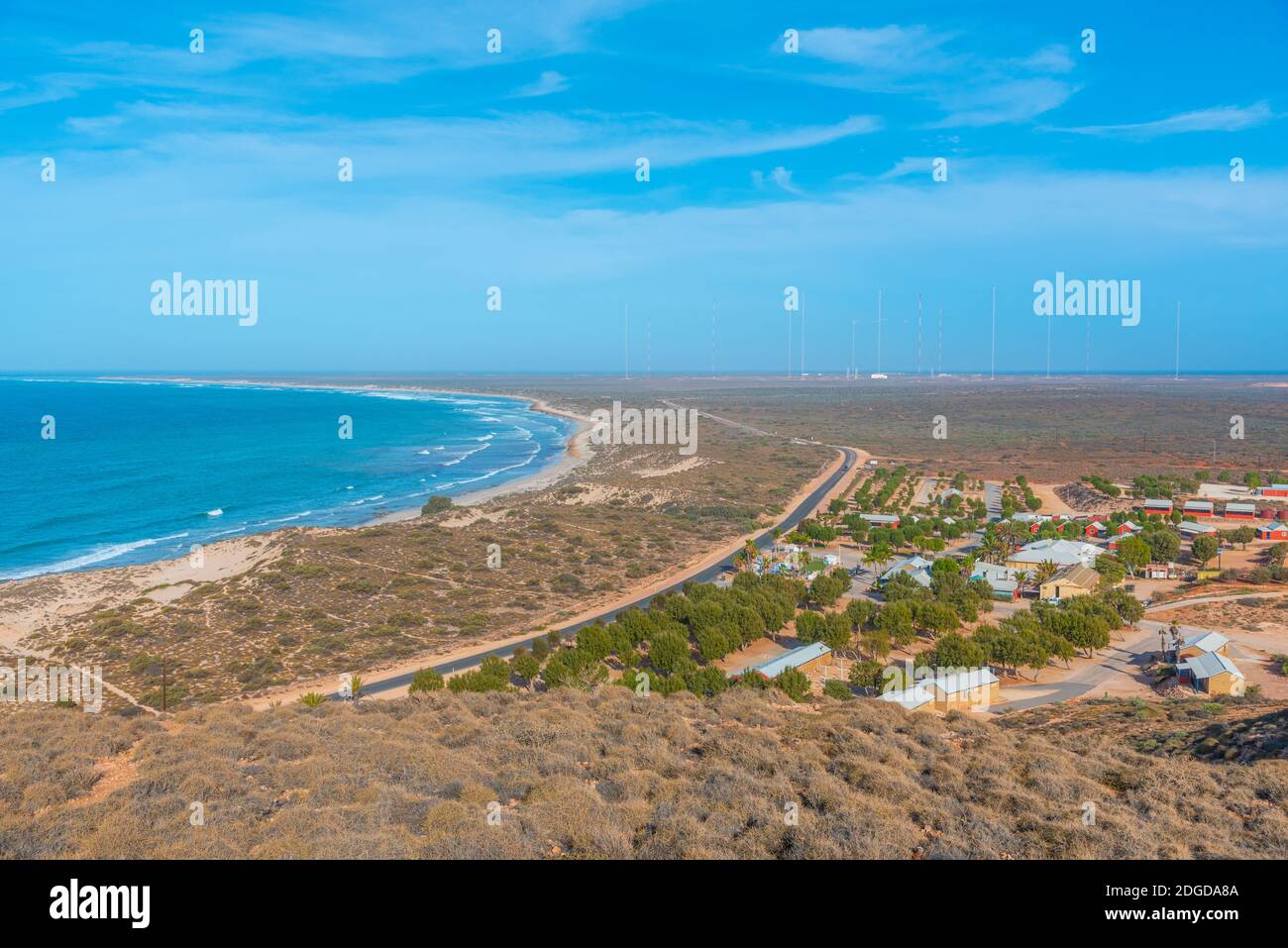 Aerial view of Dunes beach near Exmouth, Australia Stock Photo - Alamy