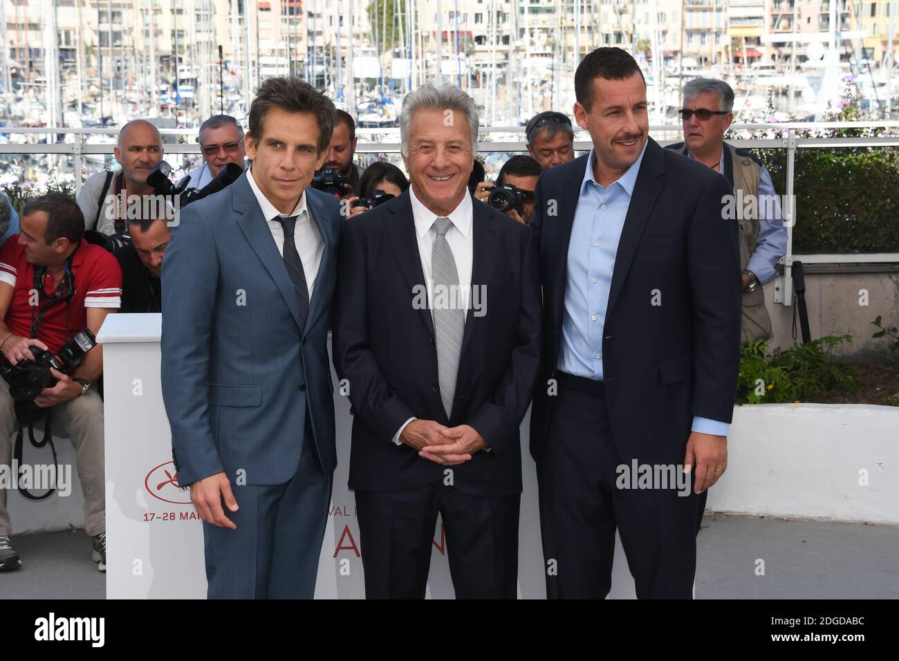 Ben Stiller, Dustin Hoffman and Adam Sandler attending the 'The ...