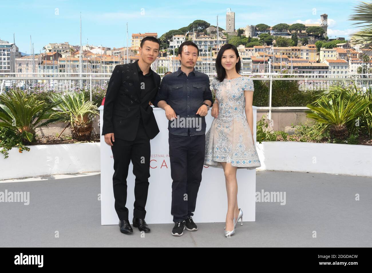 Director Li Ruijun, Yang Zishan and Yiin Fang attending the 'Lu Guo Wei ...