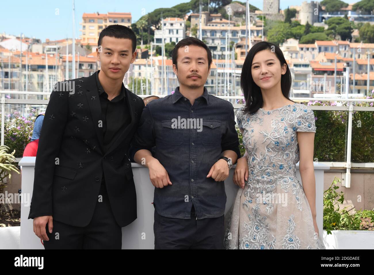 Director Li Ruijun, Yang Zishan and Yiin Fang attending the 'Lu Guo Wei ...
