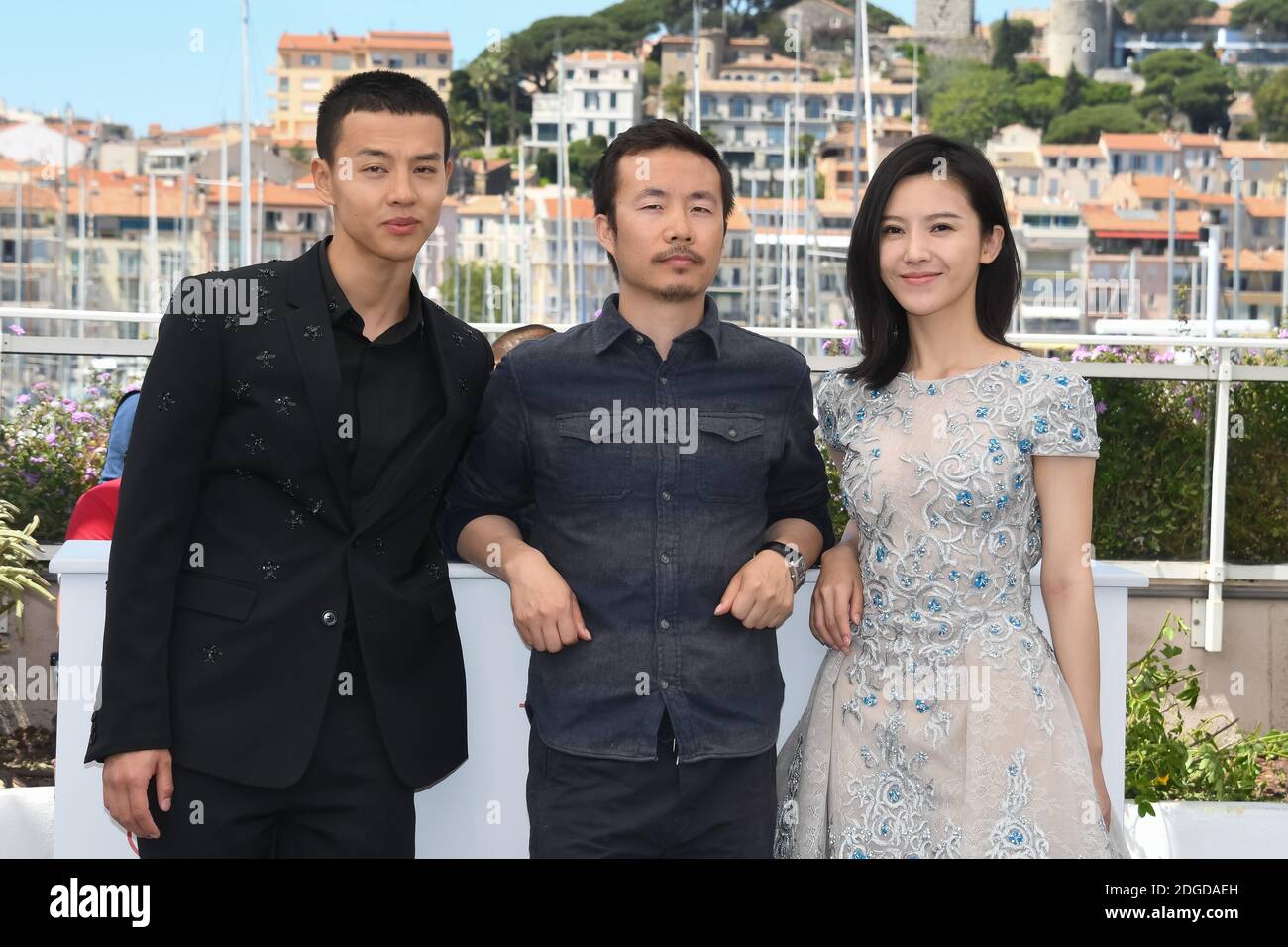 Director Li Ruijun, Yang Zishan and Yiin Fang attending the 'Lu Guo Wei ...