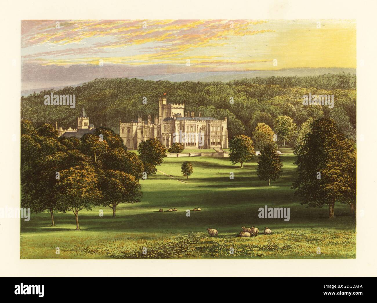 Capernwray, Lancashire, England. Early Tudor-style mansion first held ...