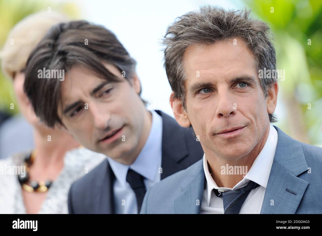 Noah Baumbach and Dustin Hoffman attending the The Meyerowitz Stories ...