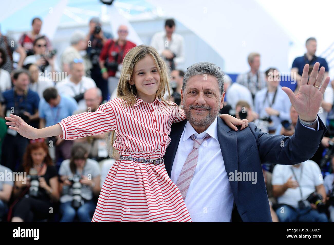 Nicole Centanni and Sergio Castellitto attending the Fortunata ...