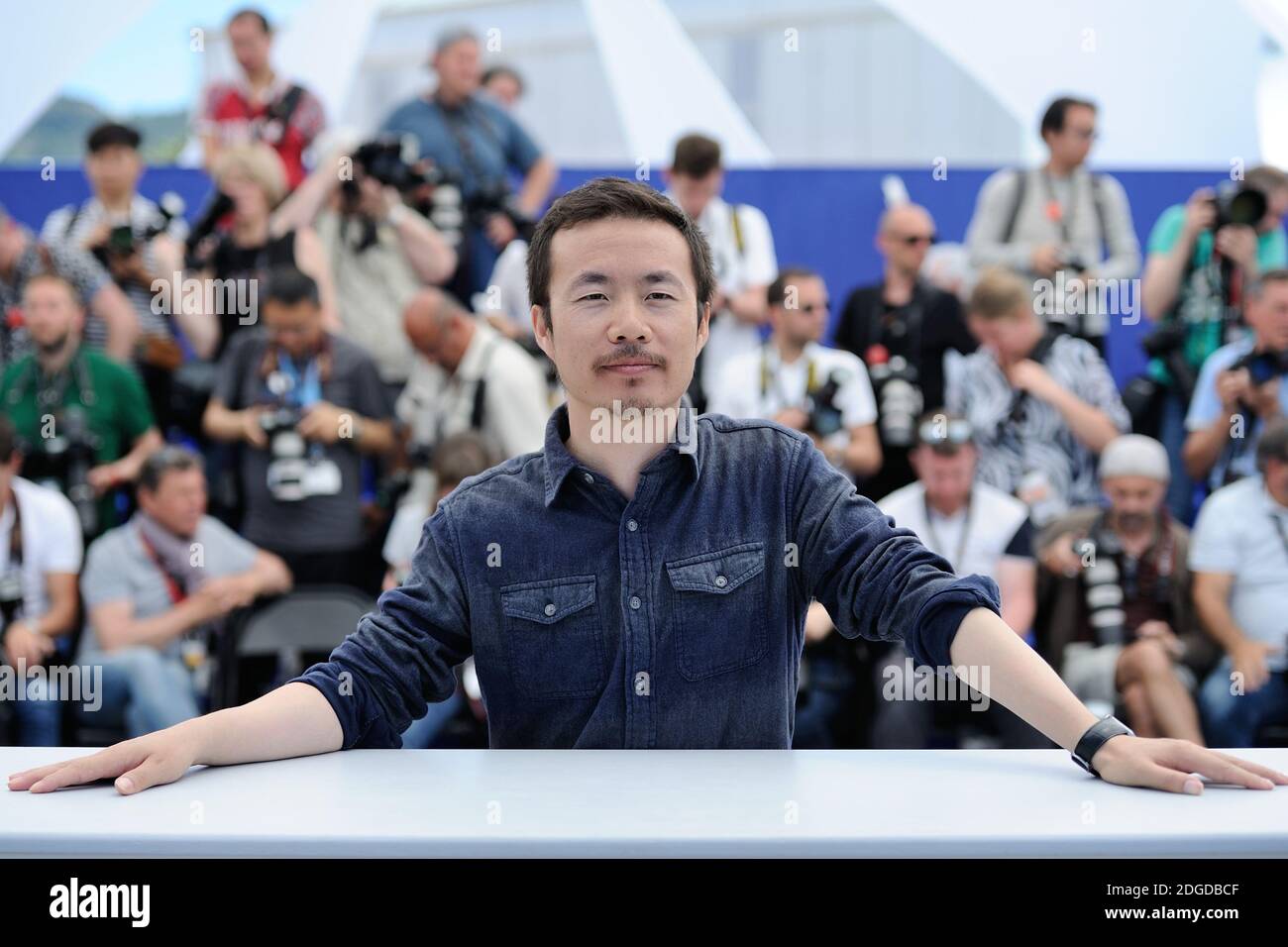 Li Ruijun attending the Walking Past the Future photocall as part of ...