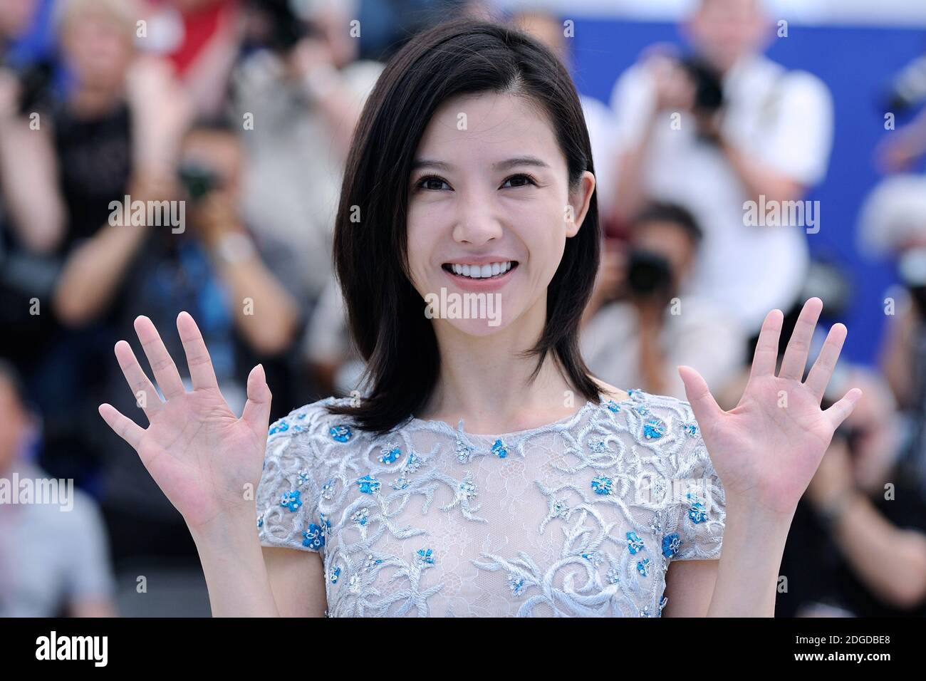 Yang Zishan attending the Walking Past the Future photocall as part of ...