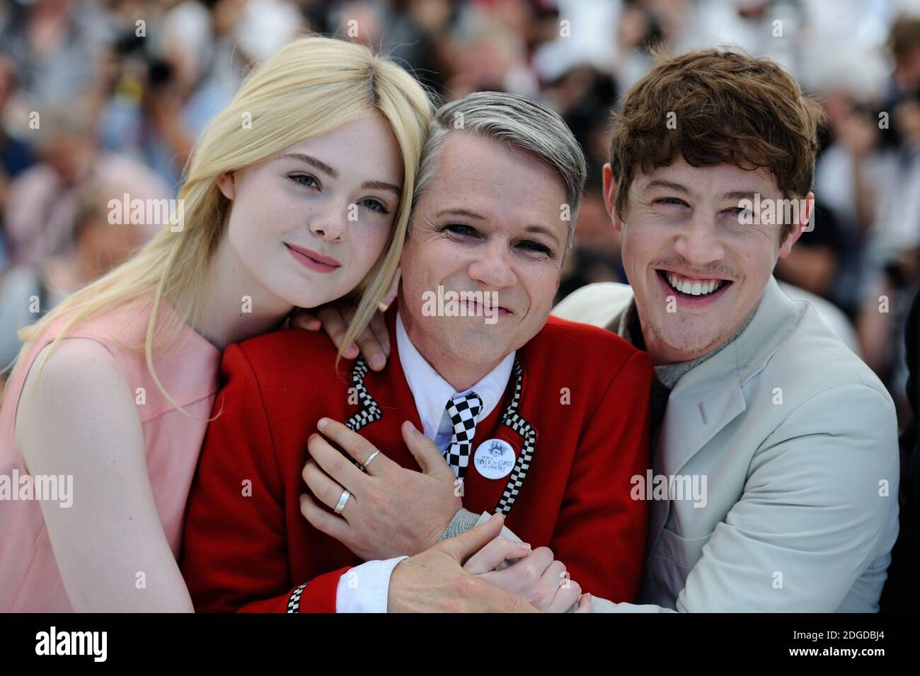 Elle Fanning, John Cameron Mitchell and Alex Sharp attending the How to ...