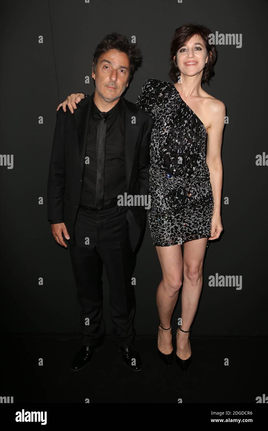 Yvan Attal and his wife Charlotte Gainsbourg attends the Kering diner ...