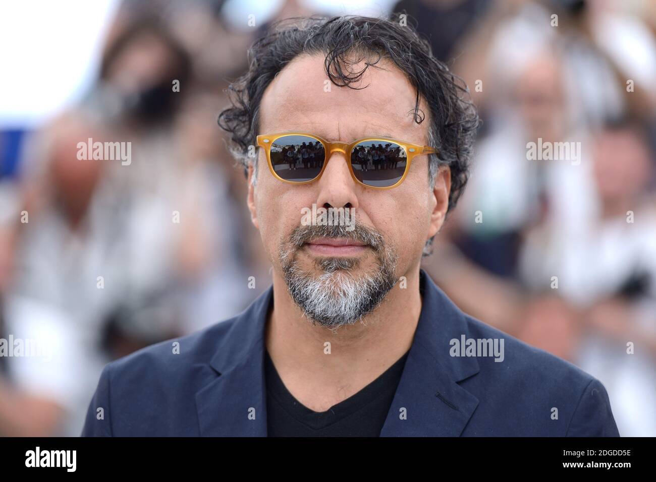 Alejandro Gonzalez Inarritu attending the Carne y Arena photocall as ...