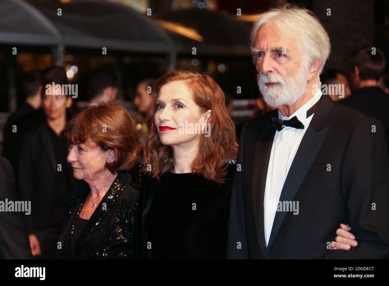 Michael Haneke, Isabelle Huppert attend the 'Happy End' screening ...
