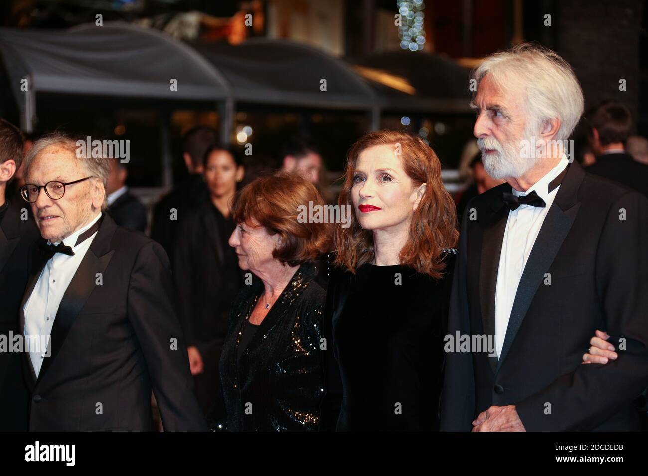 Michael Haneke, Isabelle Huppert attend the 'Happy End' screening ...