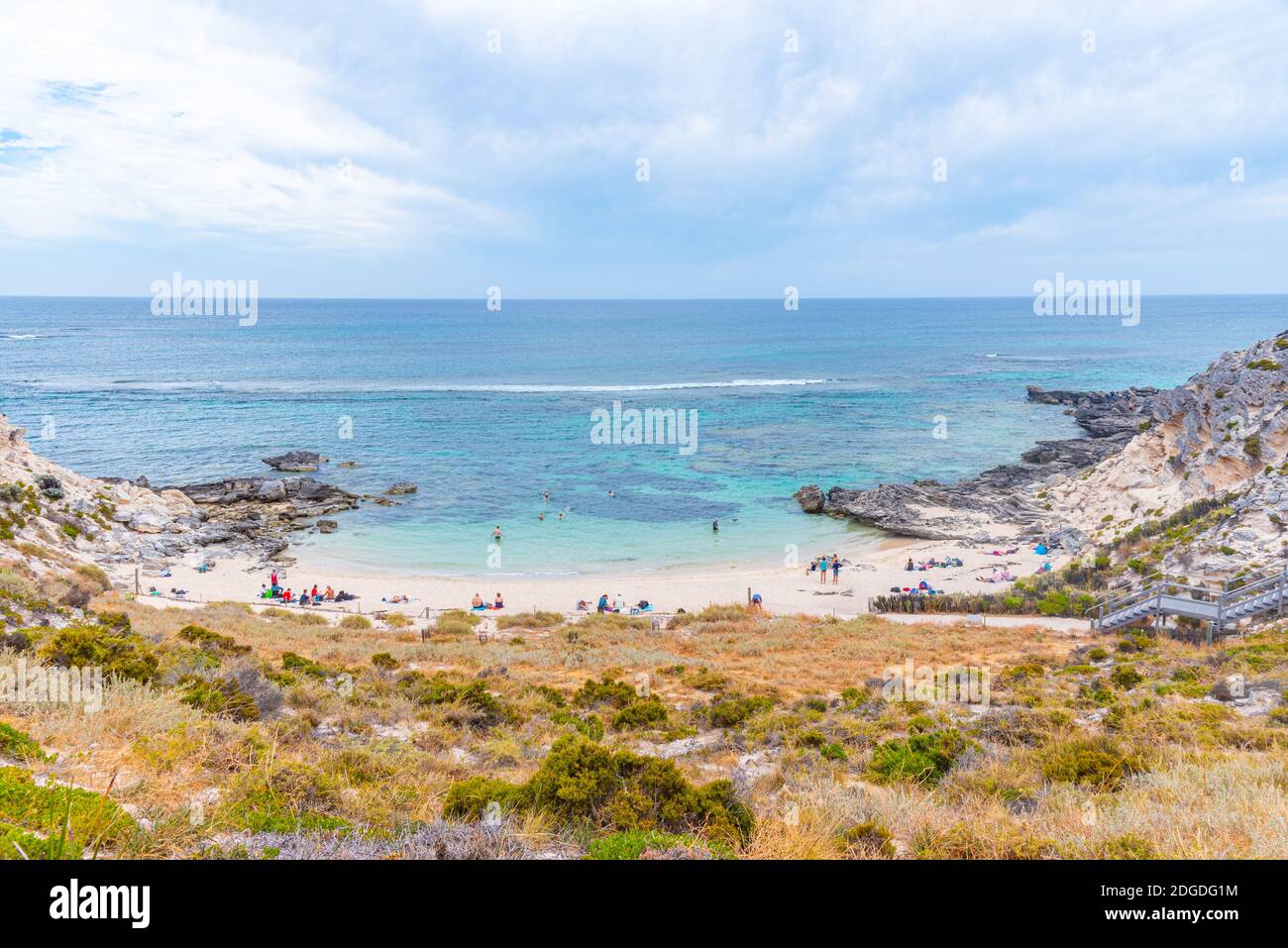 Little Armstrong bay at Rottnest island in Australia Stock Photo - Alamy